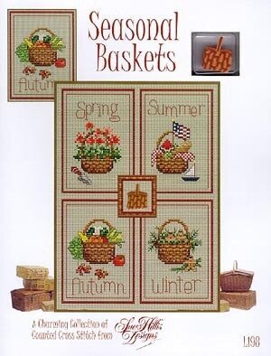 Sue Hillis Seasonal Baskets - Cross Stitch Pattern - 123Stitch