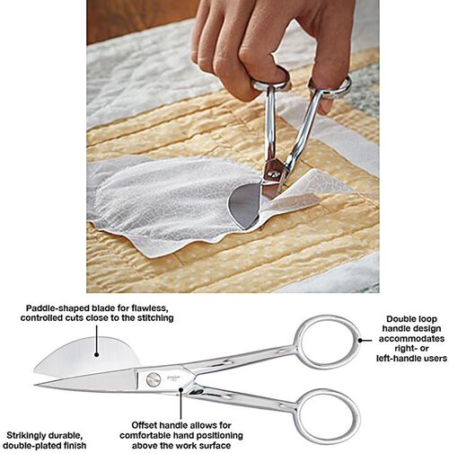 Fiskars Knife Edge Applique Scissor 6" - 123Stitch