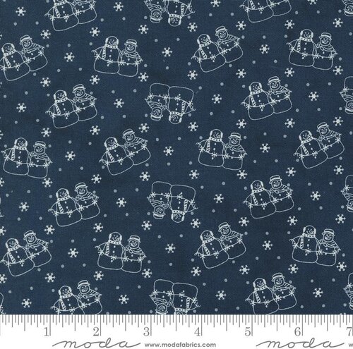 Primitive Gatherings Snowman Gatherings IV Couples - Night Sky - Quilt ...