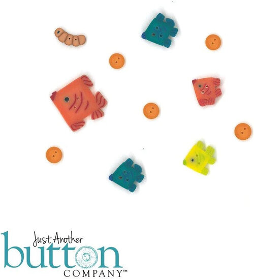 Fish Buttons - 123Stitch.com