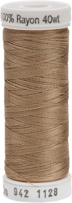 Sulky Rayon 40 wt Thread 250yds Dark Ecru 1128 - 123Stitch