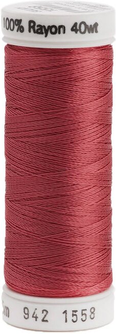Sulky Rayon 40 wt Thread 250yds Tea Rose 1558 - 123Stitch
