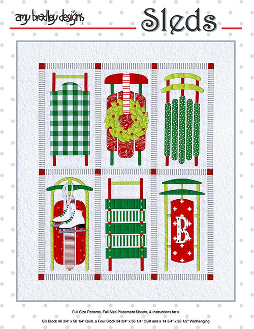 Amy Bradley Sleds - Quilt Pattern - 123Stitch