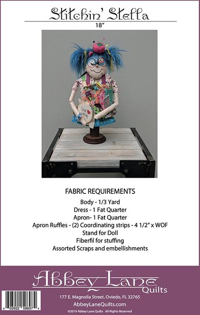 Abbey Lane Quilts Stitchin' Stella - Sewing Pattern - 123Stitch