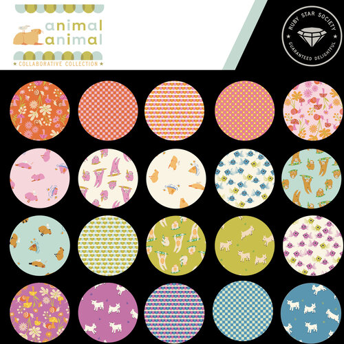 Ruby Star Society Animal Animal - Layer Cake - 123Stitch