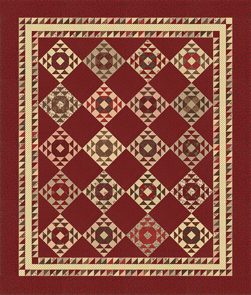 Betsy Chutchian Winding Bobbins - Quilt Pattern - 123Stitch