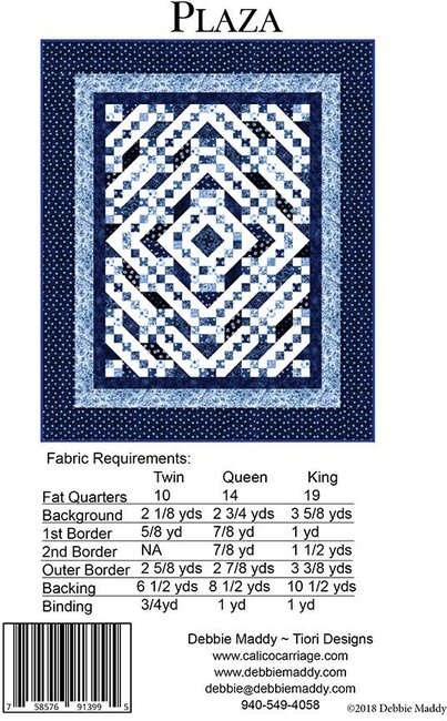 Calico Carriage Quilt Plaza - Quilt Pattern - 123Stitch