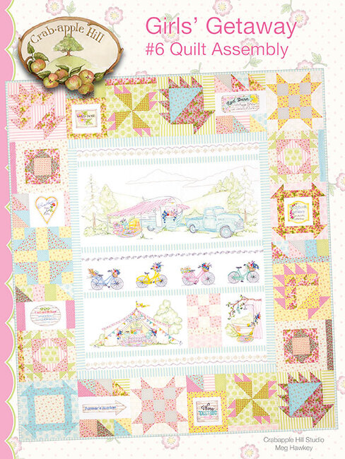 Crabapple Hill Girls Getaway #6/Quilt Assembly - Quilt Pattern - 123Stitch