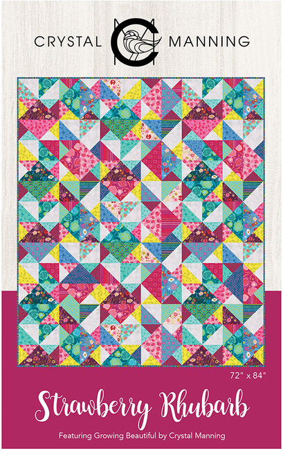 Crystal Manning Strawberry Rhubarb - Quilt Pattern - 123Stitch