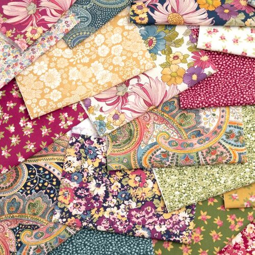Moda Chelsea Garden Goldenrod - Quilt Fabric - 123Stitch