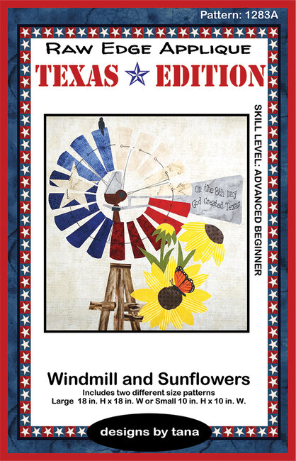 Designs by Tana Windmill and Sunflowers - Quilt Pattern - 123Stitch