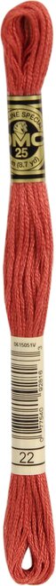 DMC 22 Six Strand Floss - Alizarin - 123Stitch