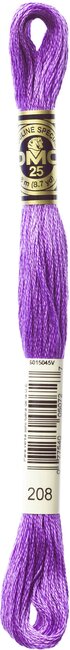 DMC 208 Six Strand Floss - 123Stitch