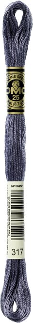 DMC 317 Six Strand Floss - 123Stitch