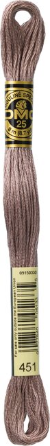 DMC 451 Six Strand Floss - 123Stitch