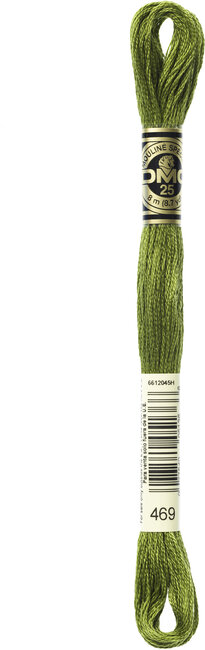 DMC 469 Six Strand Floss - Avocado Green - 123Stitch