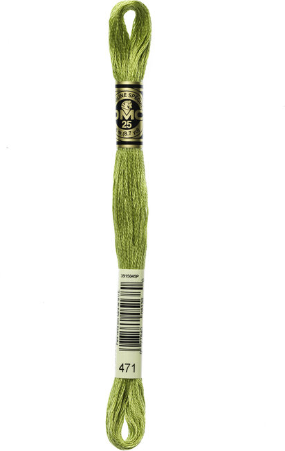 DMC 471 Six Strand Floss - 123Stitch