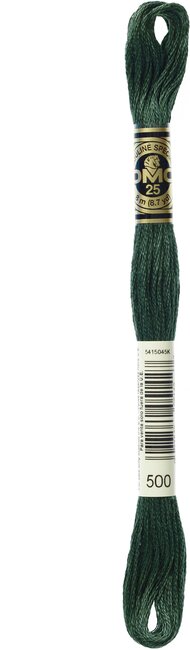 DMC 500 Six Strand Floss - Very Dark Blue Green - 123Stitch