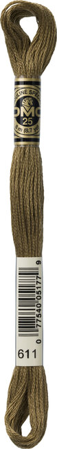 DMC 611 Six Strand Floss - 123Stitch