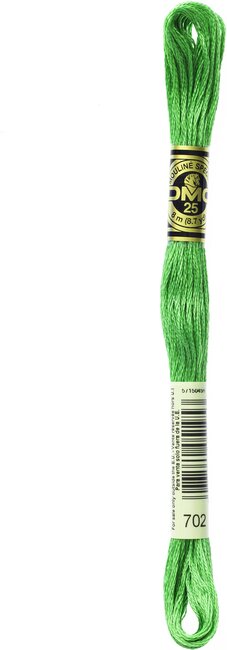 DMC 702 Six Strand Floss - Kelly Green - 123Stitch