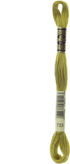 DMC 733 Six Strand Floss - 123Stitch