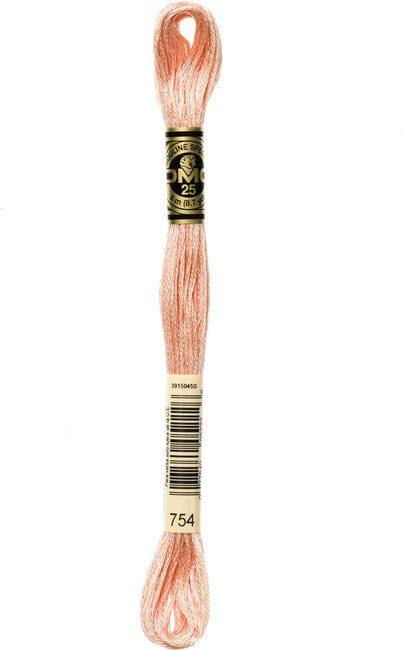 DMC 754 Six Strand Floss - Light Peach Pink - 123Stitch