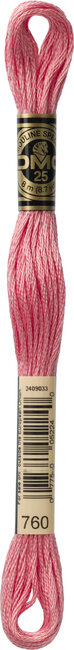 DMC 760 Six Strand Floss - 123Stitch