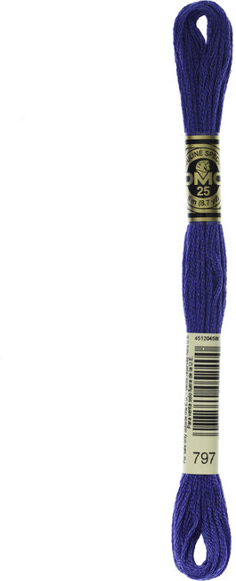 DMC 797 Six Strand Floss - 123Stitch