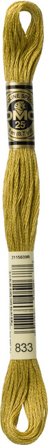 DMC 833 Six Strand Floss - 123Stitch