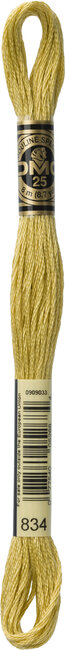 DMC 834 Six Strand Floss - 123Stitch