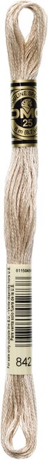 DMC 842 Six Strand Floss - Very light Beige Brown - 123Stitch