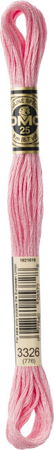 DMC 3326 Six Strand Floss - Light Rose Pink - 123Stitch