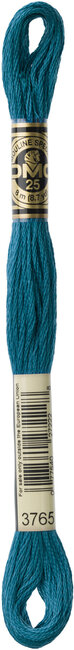DMC 3765 Six Strand Floss - Very Dark Peacock Blue - 123Stitch