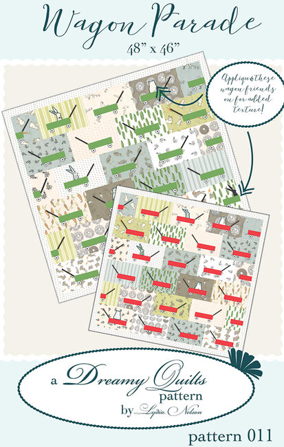 Dreamy Quilts by Lydia Nelson Wagon Parade - Quilt Pattern - 123Stitch
