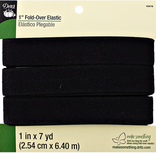 Dritz Elastic Thread 30yd Black 9345B - 123Stitch