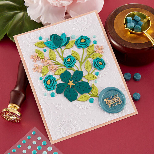 Spellbinders Mandala Blooms - 3D Embossing Folder - 123Stitch