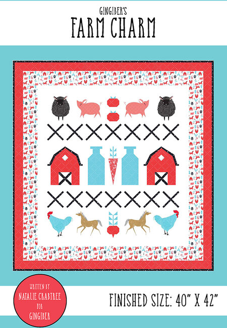 Gingiber Farm Charm - Quilt Pattern - 123Stitch