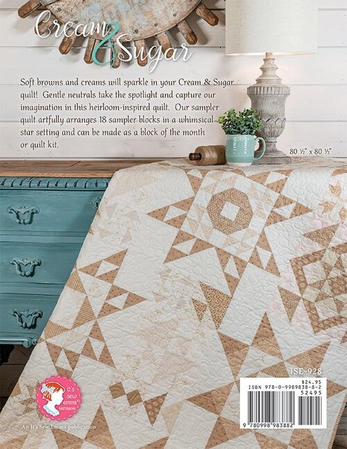 Its Sew Emma Cream and Sugar BOM 12 Month - Quilt Pattern - 123Stitch