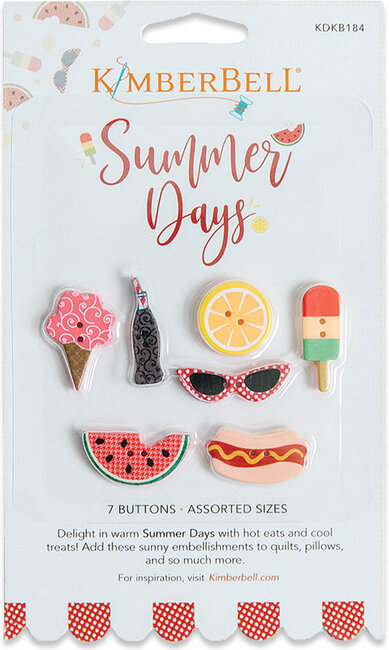 Kimberbell Button Set Summer Days - 123Stitch
