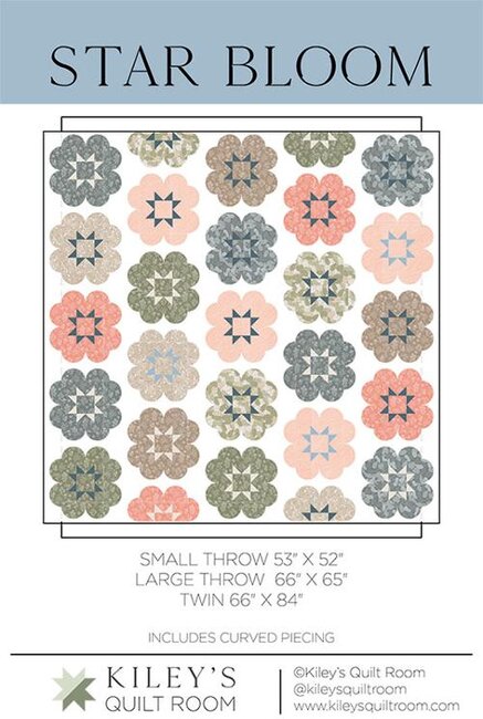 Kileys Quilt Room Star Bloom - Quilt Pattern - 123Stitch