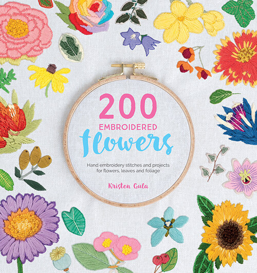 Ingram Publisher Services 200 Embroidered Flowers - 123Stitch