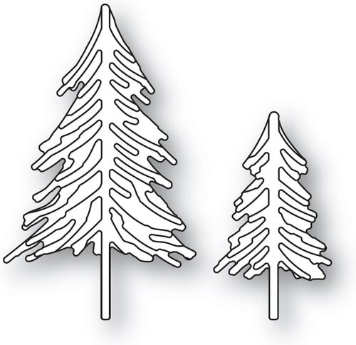 Memory Box Layered Evergreen Trees - Craft Die 94751 - 123Stitch