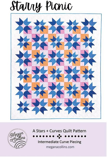 Megan Collins Starry Picnic - Quilt Pattern - 123Stitch