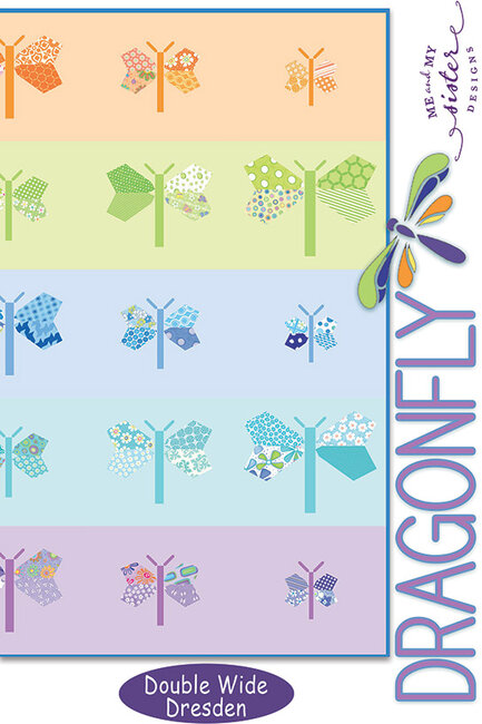 Me and My Sister Designs Dragonfly - Quilt Pattern - 123Stitch