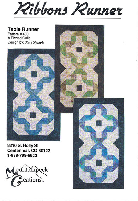 Mountainpeek Creations Ribbons Runner - Quilt Pattern - 123Stitch
