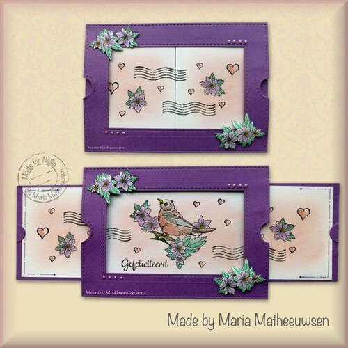 Nellie Snellen Sliding Card - Craft Die Set SLCD001 - 123Stitch