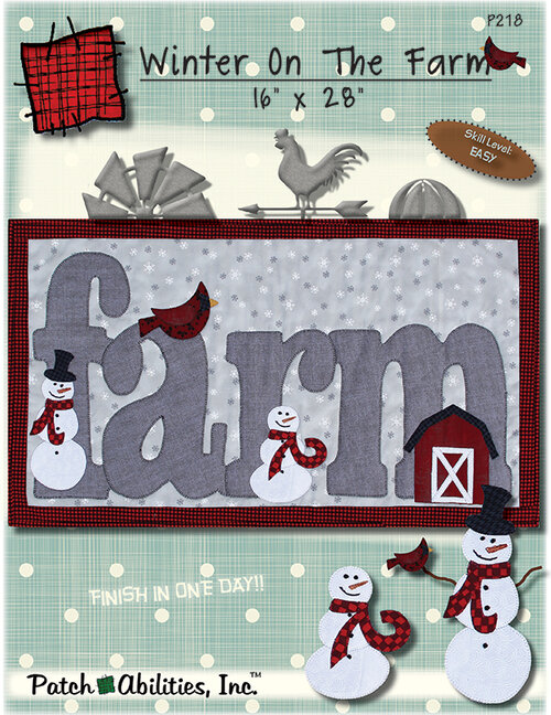 Patch Abilities Winter On The Farm - Quilt Pattern - 123Stitch