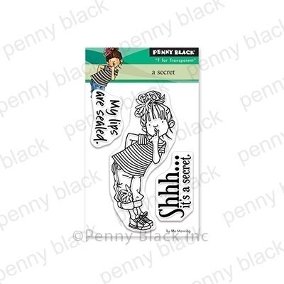 A Secret - Penny Black Clear Stamp 30-568 - 123Stitch