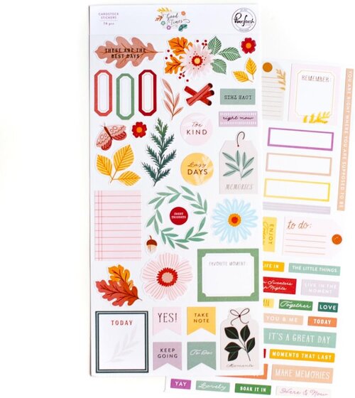 Pinkfresh Studio Good Times - Cardstock Stickers - 123Stitch