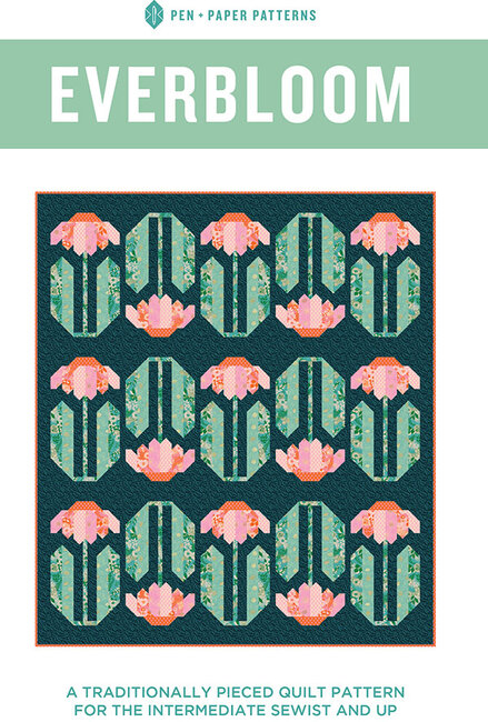 Pen and Paper Patterns Everbloom - Quilt Pattern - 123Stitch